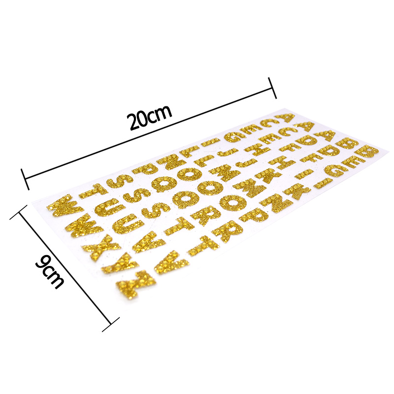 1 vel Engels Letters Strass DIY Logo Strass Ijzer ... – Grandado