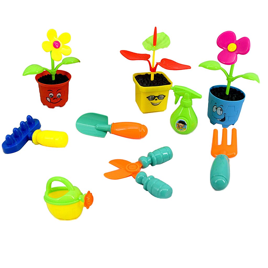 9 Pieces of Gardening Pretend Play Toy Set for Kid... – Grandado