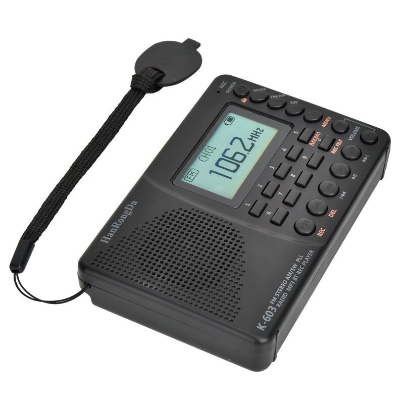 K-603 Three Languages Display Portable FM Card Dig... – Grandado