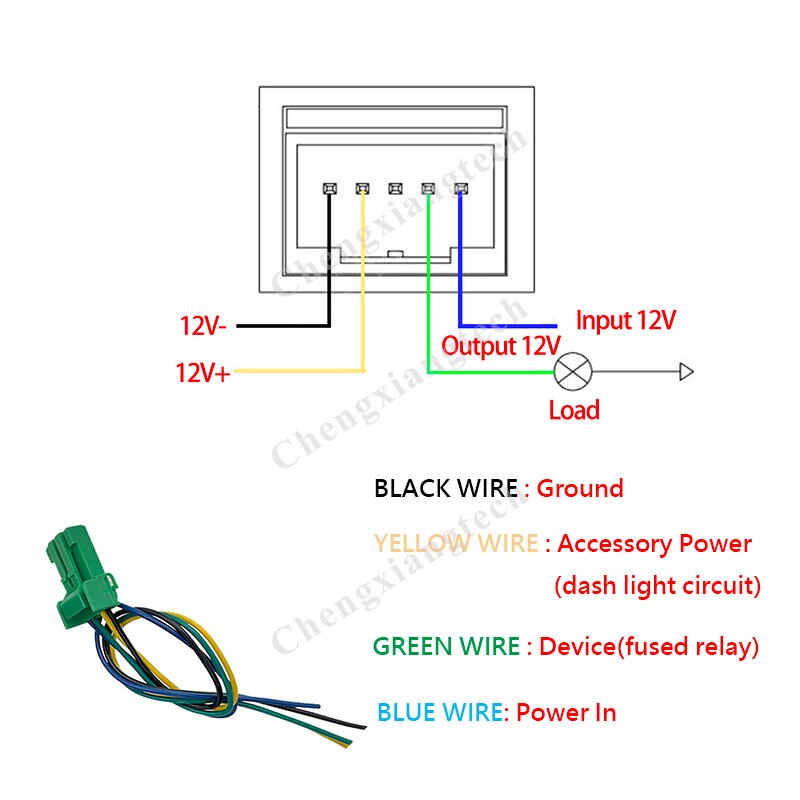 Dimljus tryckknappsbrytare orange led för toyota l... – Grandado