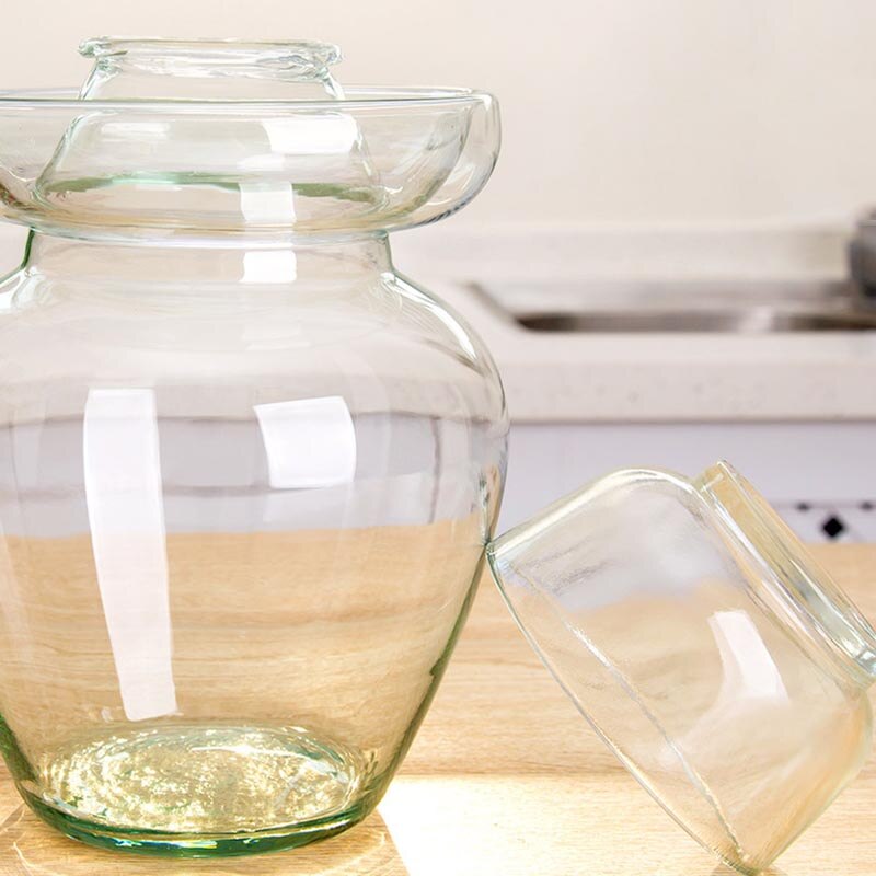 Thicken Transparent Glass Pickle Jar Korea Pickled... – Grandado