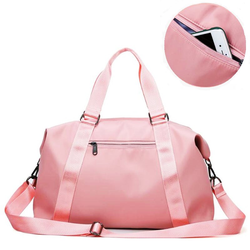 Sport Bag For Women Pink Men Gym Nylon Storage Bag... – Vicedeal