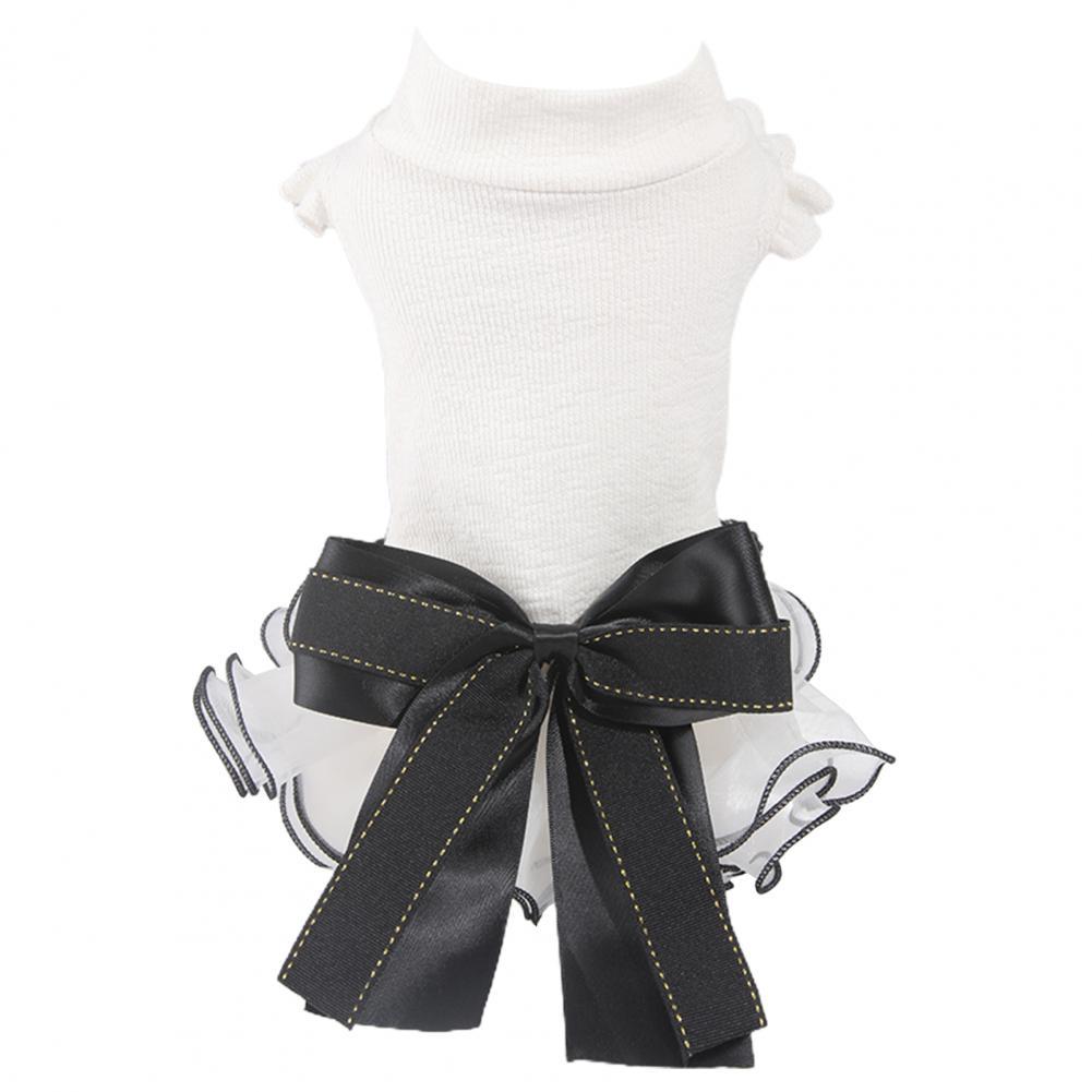 Dog Apparel Unique Stylish Ruffle Big Bow-knot Pup... – Grandado