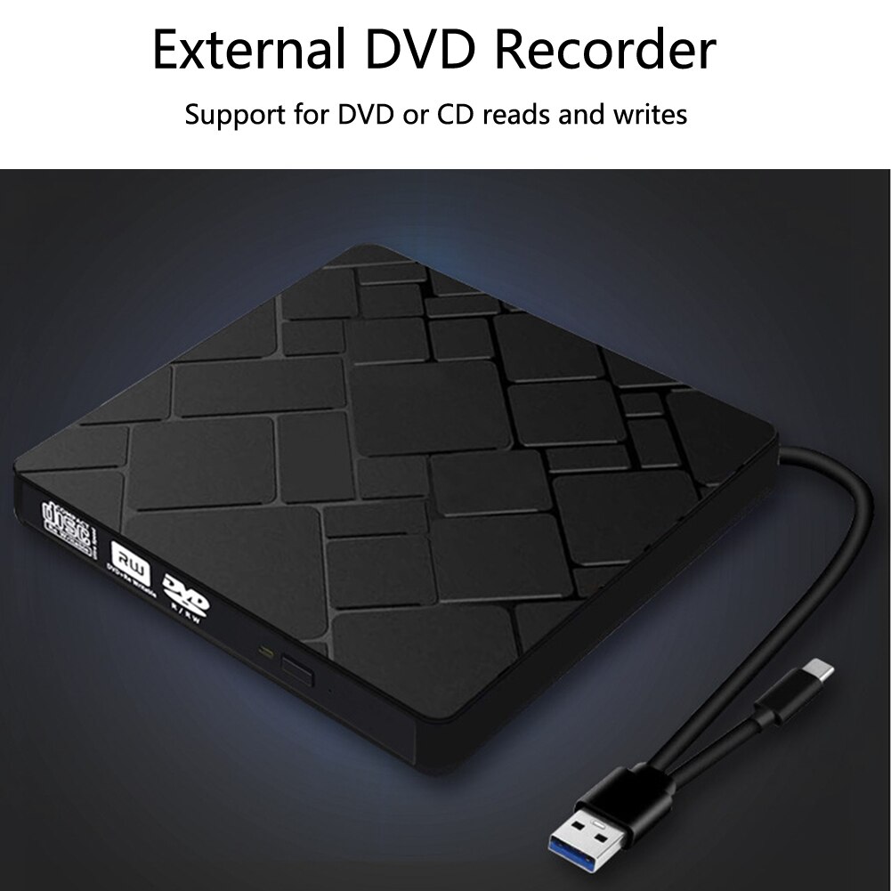 Rewriter USB 3.0 DVD Burner Ultra Thin Computer Pl... – Grandado