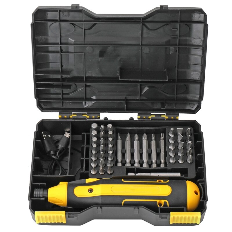 44Pc Elektrische Schroevendraaier Set Usb Oplaadba... – Vicedeal