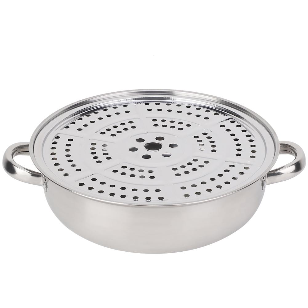 TOPINICN Pots 28CM Stainless Steel Single Layer St... – Grandado