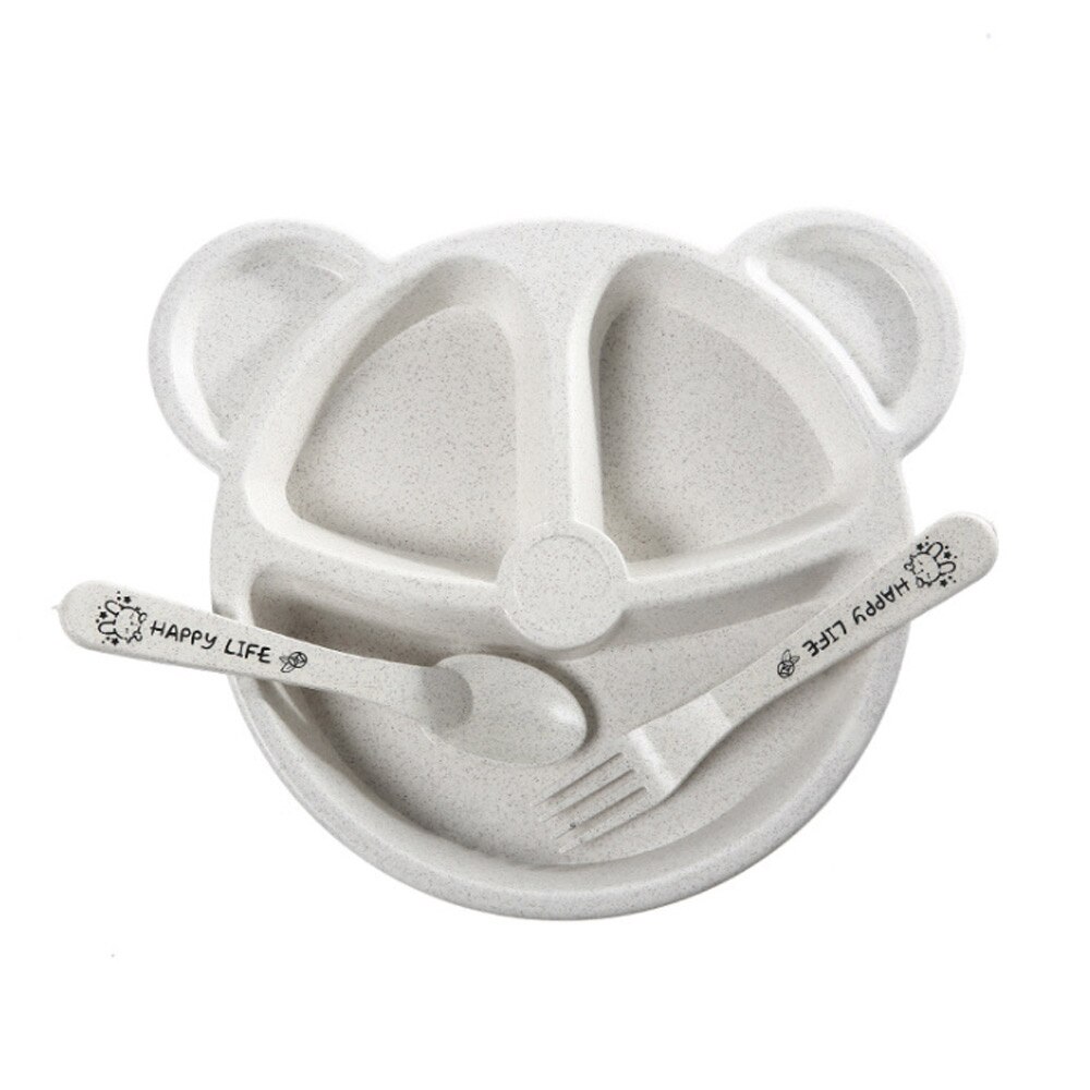 Compartment Food Plate Children Drinking Bowl Dinn... – Vicedeal