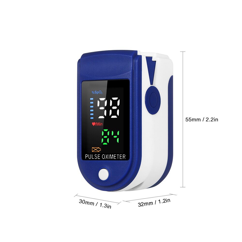 Portable Finger Pulse Oximeter Blood Oxygen Heart ... – Grandado