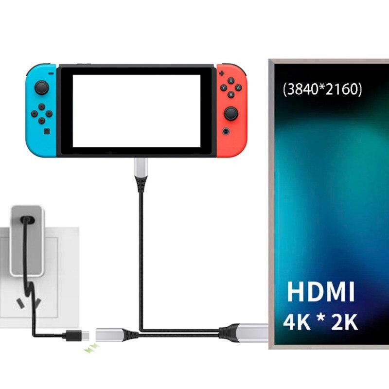 USB Type C To HDMI Cable For Nintendo Switch HDMI ... – Vicedeal