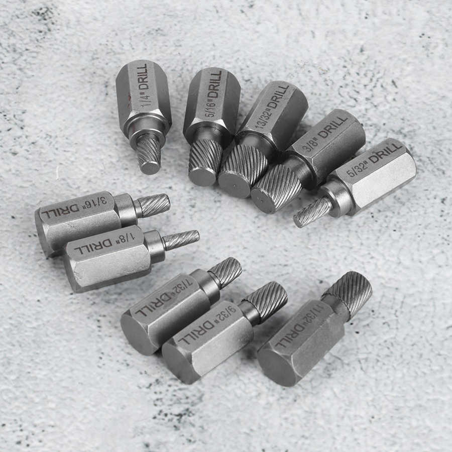 10Pcs Screw Extractor Kit Multi Spline Remove Brok... – Grandado