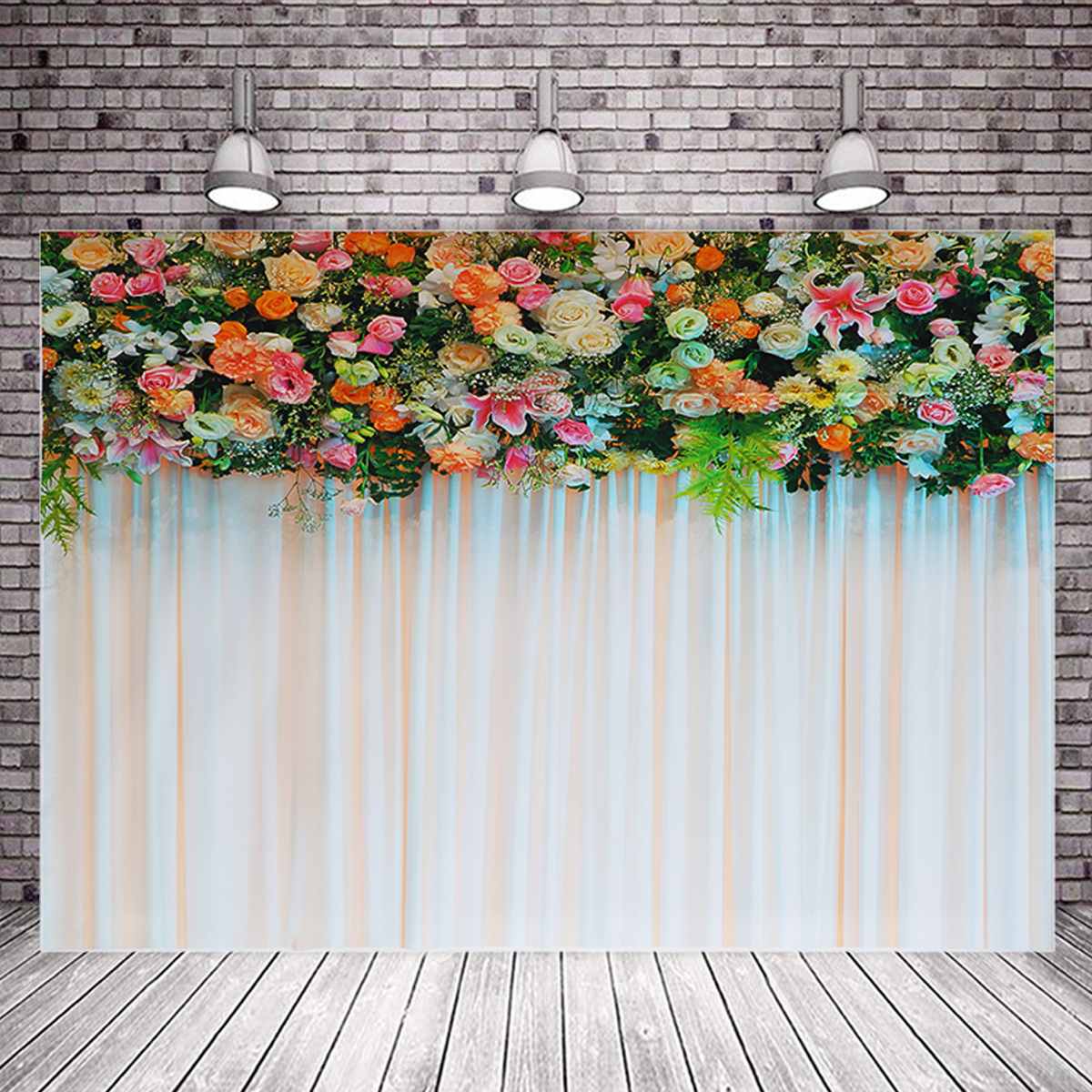 Photo Studio 150x100/220x150cmcm 2sides Flower sea... – Vicedeal