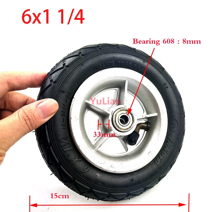 6x1 1/4 Wheels Inner Tube Tire for 6*1 1/4 Inflati... – Grandado