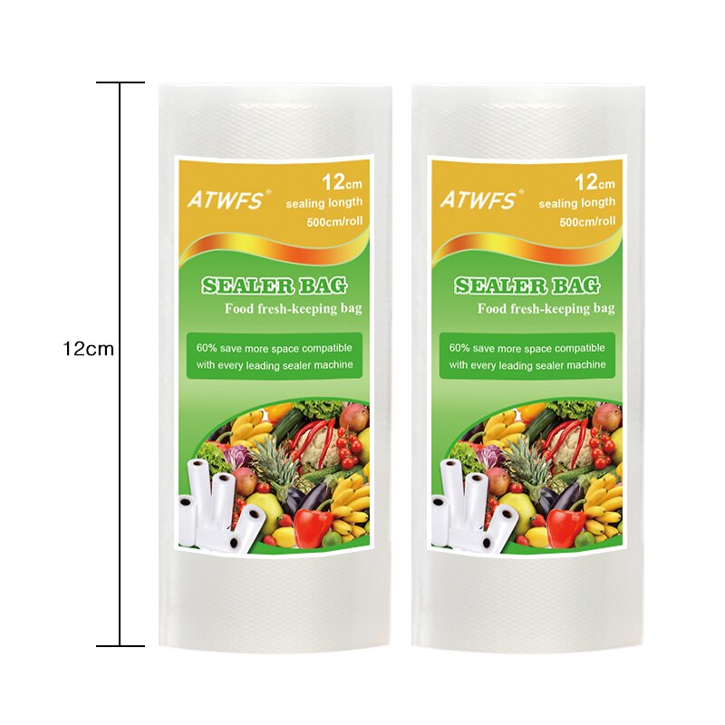 Atwfs 12 Cm X 500 Cm/Roll Vacuüm Sealer Zakken Vac... – Grandado