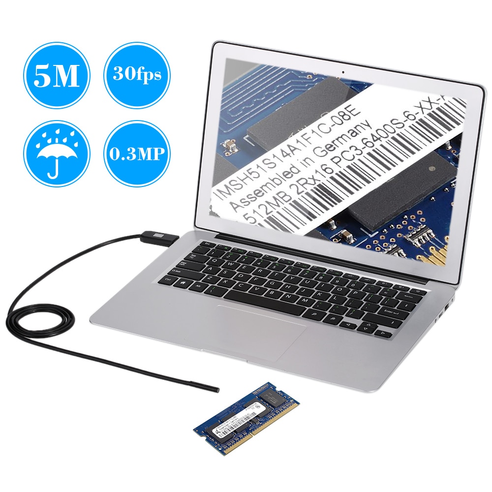 Owsoo 1/2/3/5M Usb Endoscoop 0.3MP Borescope 7 Mm ... – Grandado
