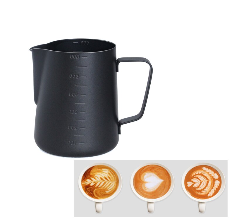 350 650ml rustfrit stål skummende kande trække blo... – Vicedeal