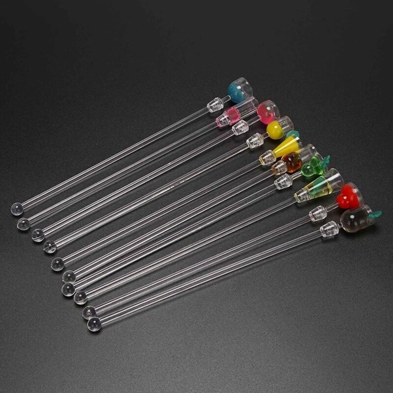 Cocktail Stirrer Drink Mixing Stick Set Acrylic Co... – Grandado