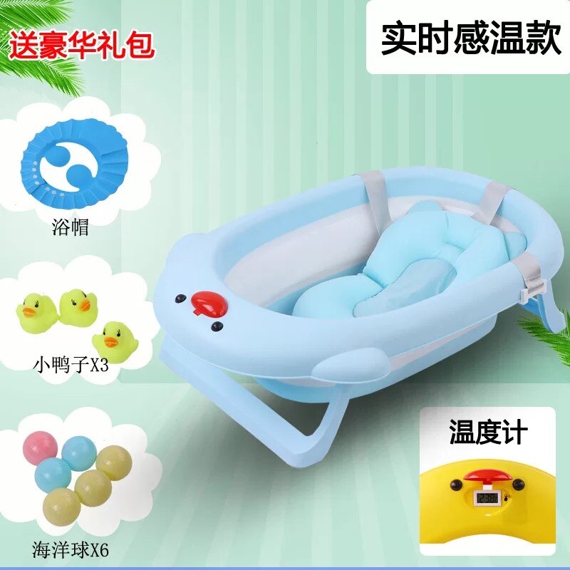 Kids Bathtub Can measure temperature Safe Bathtub ... – Grandado