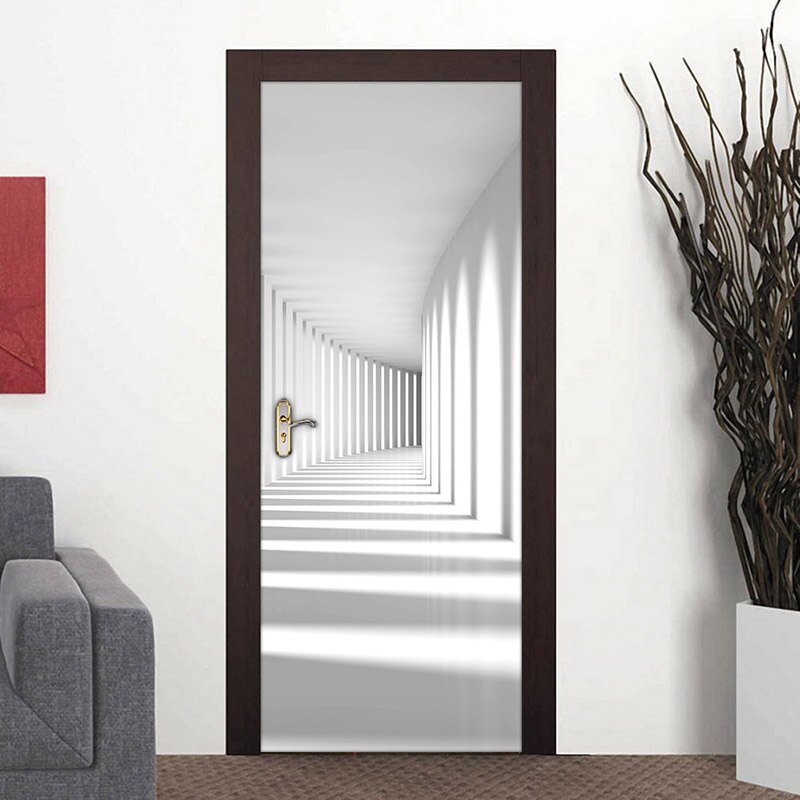 Modern 3D Spatial Expansion Stickers For Home Door... – Vicedeal