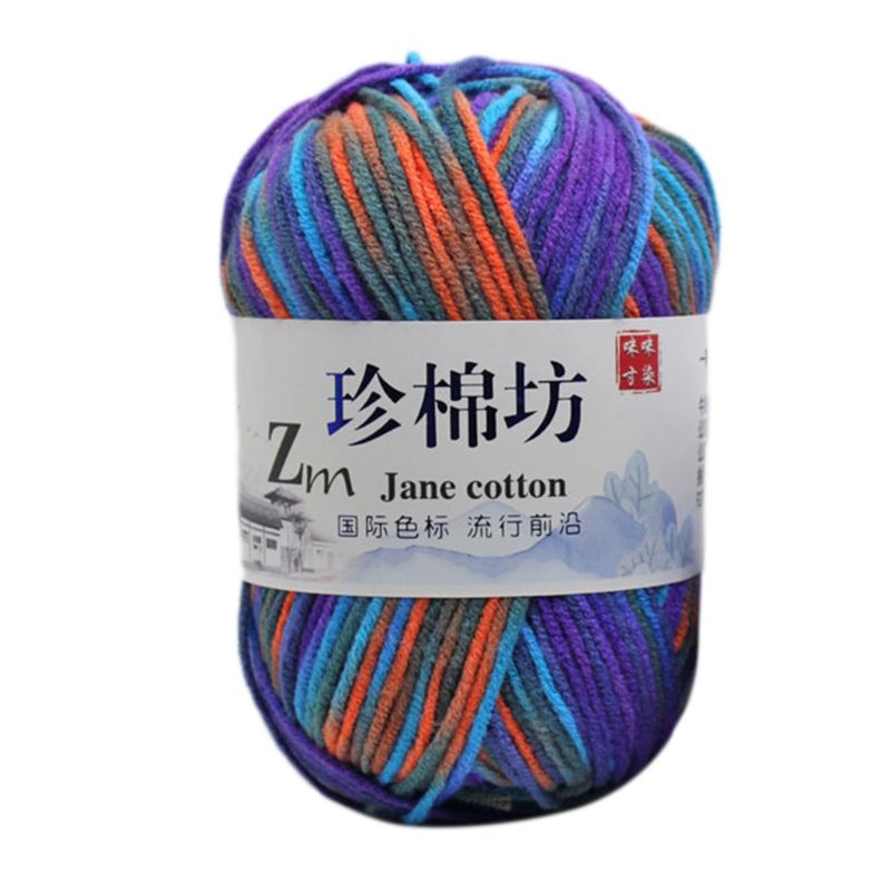 50g/Ball Milk Cotton Hand Knitting Yarn Tie Dyed O... – Vicedeal
