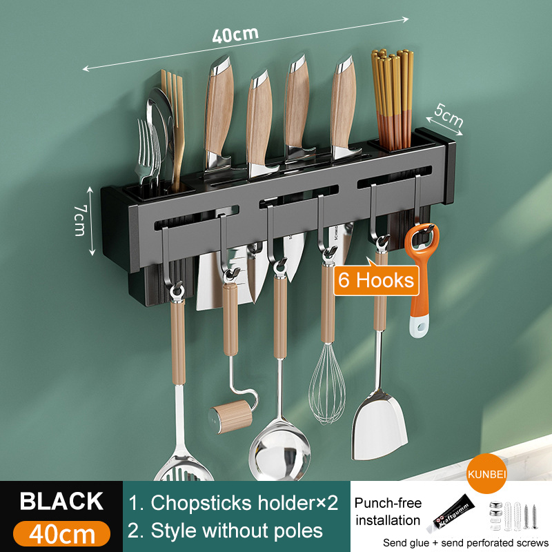 Kitchen Accessories Organizer Free Punching Rack K... – Grandado
