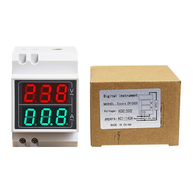 Din rail Dual Dual LED Display Voltage And Current... – Vicedeal