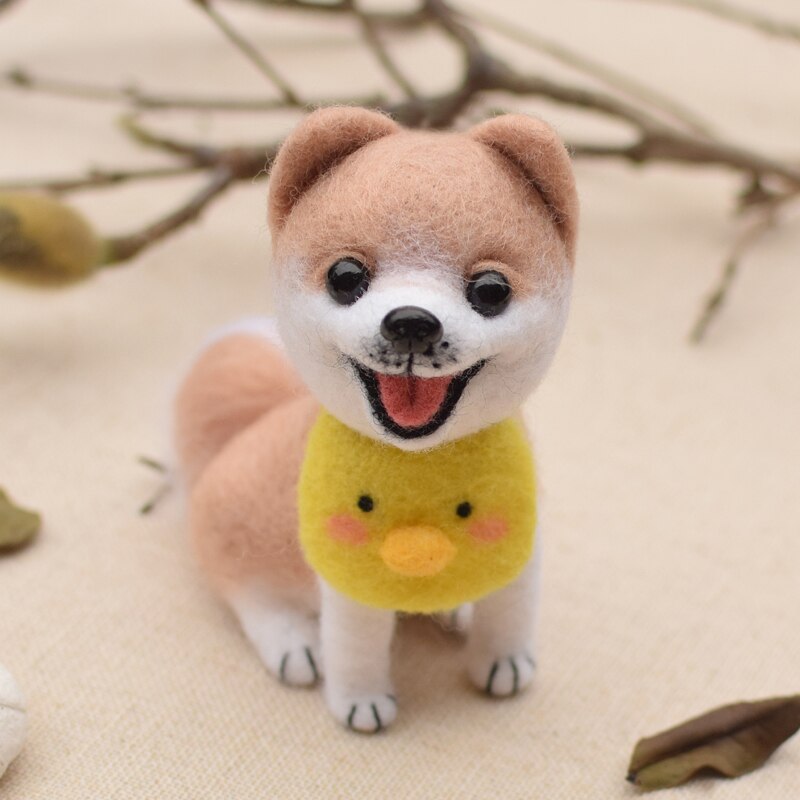 Dog ornaments wool needlepoint kit wool felt needl... – Grandado