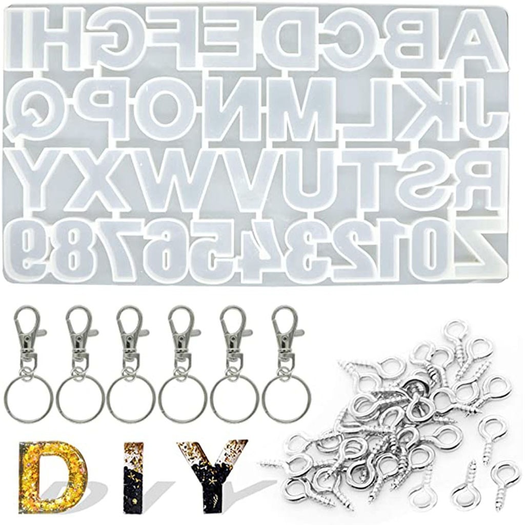 Alfabet Hars Siliconen Mallen Achteruit Let's Hars... – Vicedeal