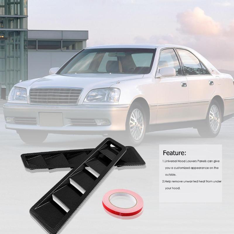 1 Pair Universal Car Auto Hood Vent Louver ABS Bon... – Grandado