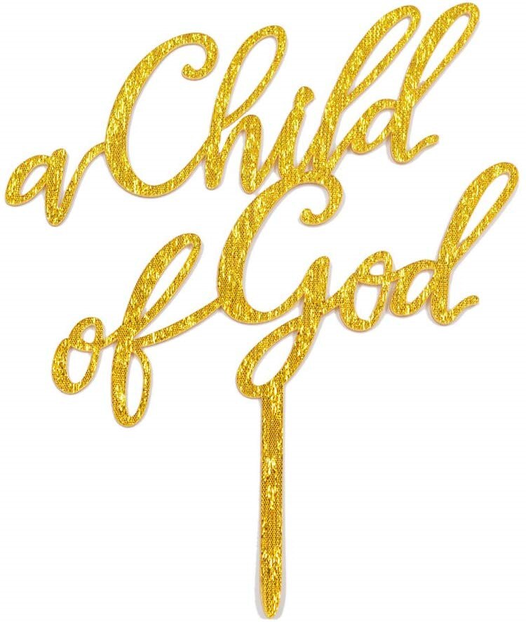EEN Kind Van God Acryl Cake Topper voor Doop, Doop... – Grandado