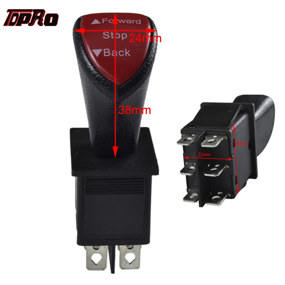 TDPRO 12v 24v 36v 48v Forward Reverse Switch Toggl... – Vicedeal