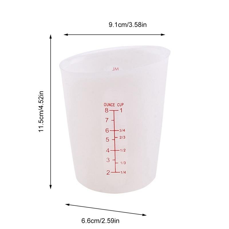 Kitchen Silicone Measuring Cup Dual-Scale Mixing C... – Vicedeal