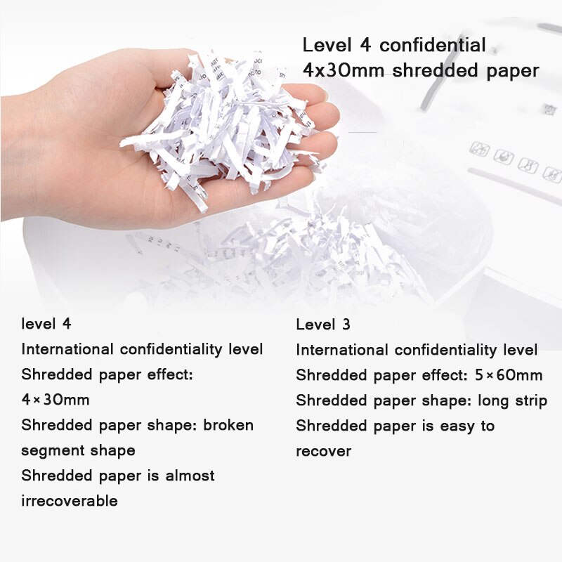 3.5L Mini Portable Document Shredder Particle Sile... – Grandado