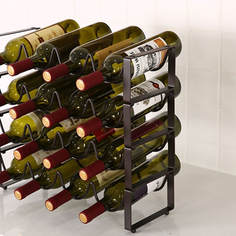 Wood and Modern Table Top Wine Storage Natural Woo... – Grandado