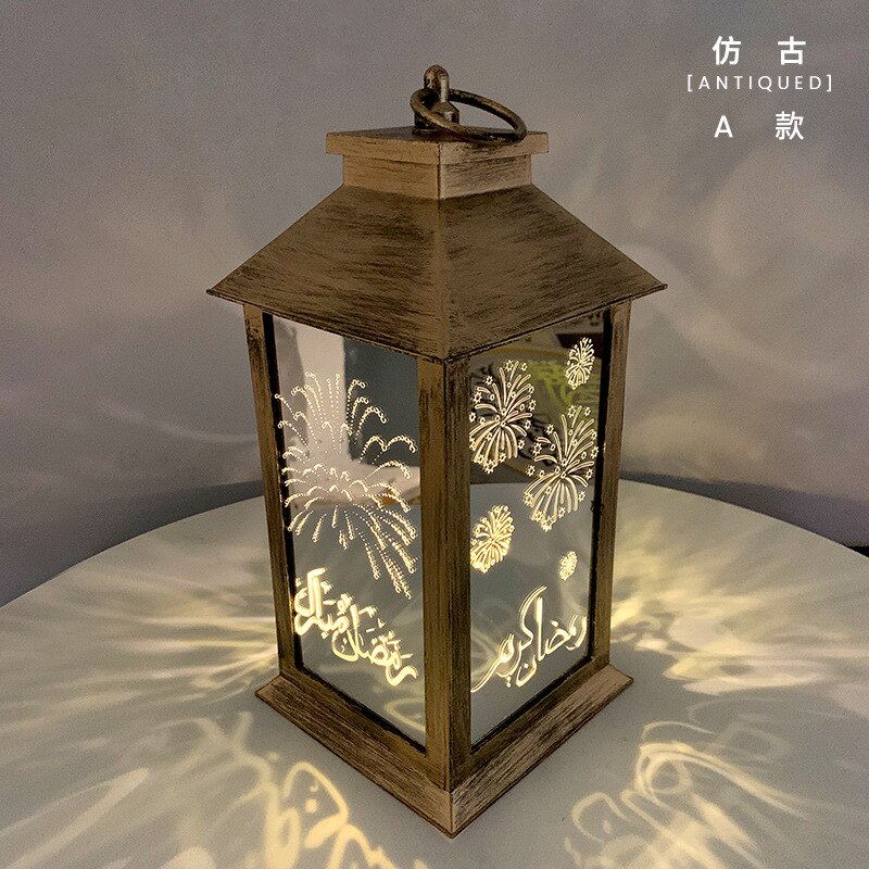 Eid Mubarak Decorative Light LED Wind Lantern Isla... – Vicedeal