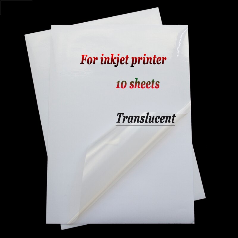 A4 Inkjet Transparante Zelfklevende Afdrukken Papi... – Vicedeal