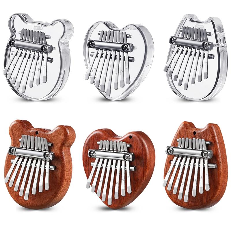 6Pack Mini Thumb Piano with 8 Key Finger Piano Por... – Grandado