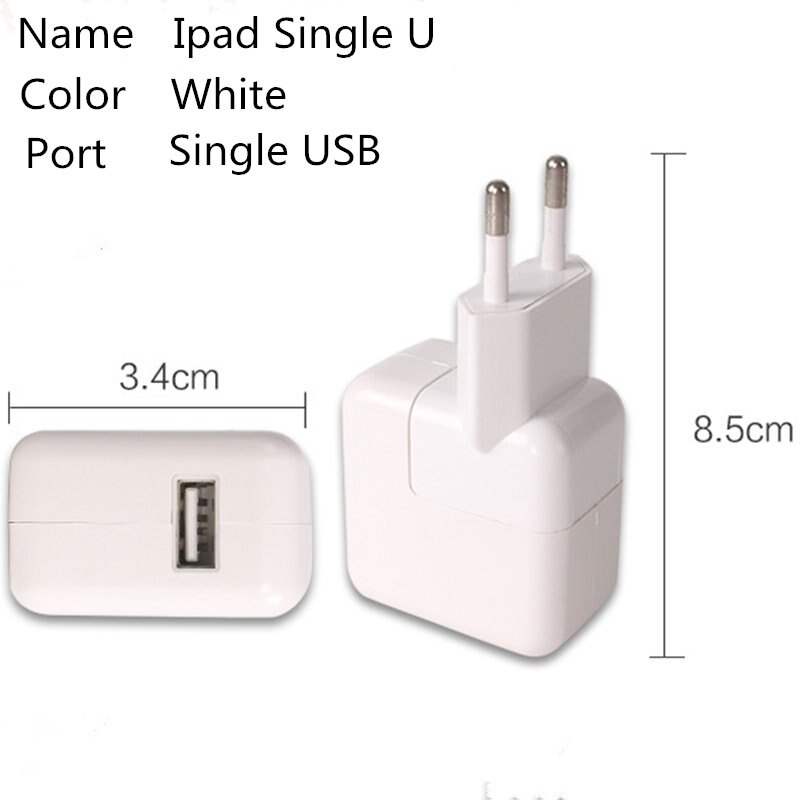 EU Plug Wall Charger Adapter USB charger Power Sup... – Grandado