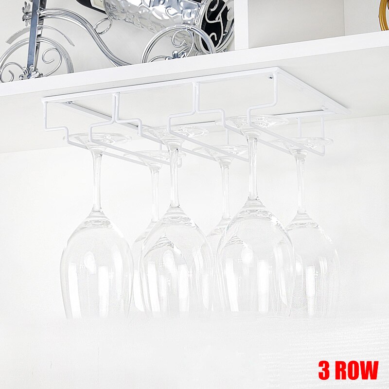Wine Glasses Rack Under Cabinet Stemware Rack Wine... – Grandado