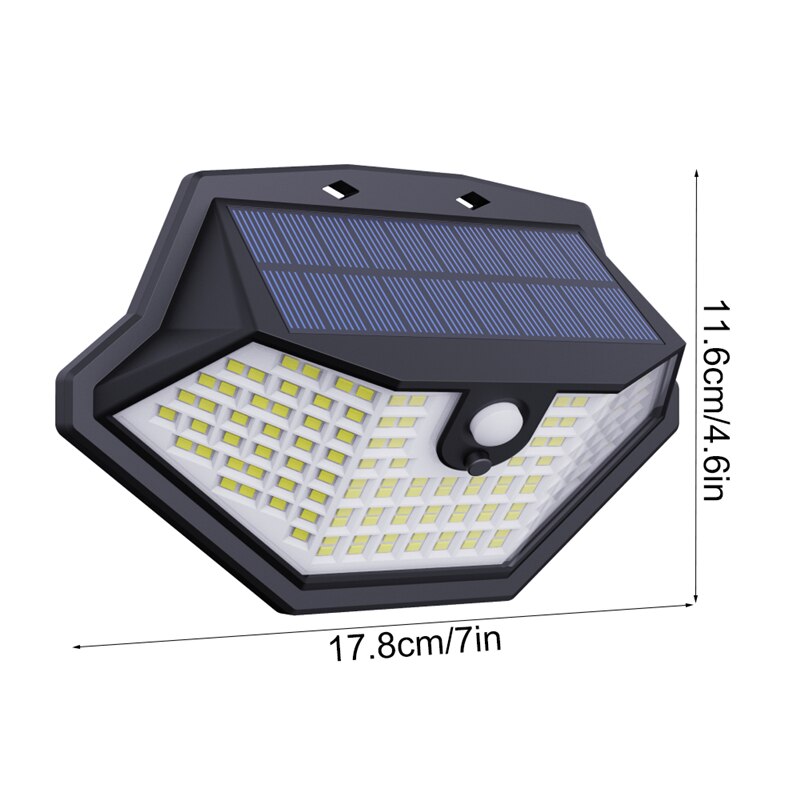 200W Waterproof IP65 LED Solar Lamp 134LEDs Road F... – Grandado