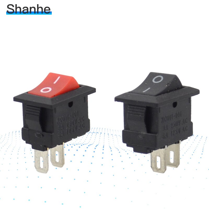 10*15Mm 2PIN Op-Off Boat Rocker Switch 3A 250VAC 6... – Grandado