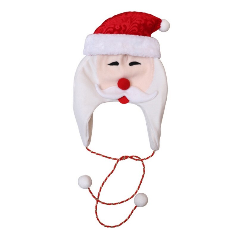 Cute Christmas Santa reindeer hat Hat Xmas snowman... – Vicedeal