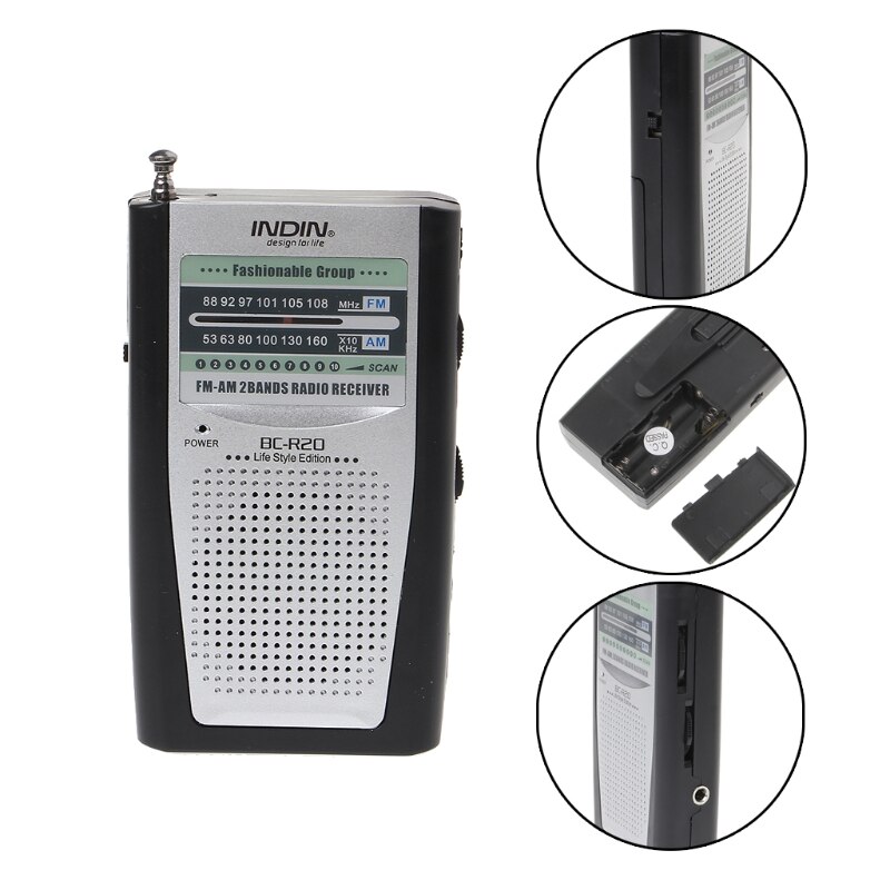 Draagbare Mini Slim Radio 2-Band Am Fm Wereld Ontv... – Grandado