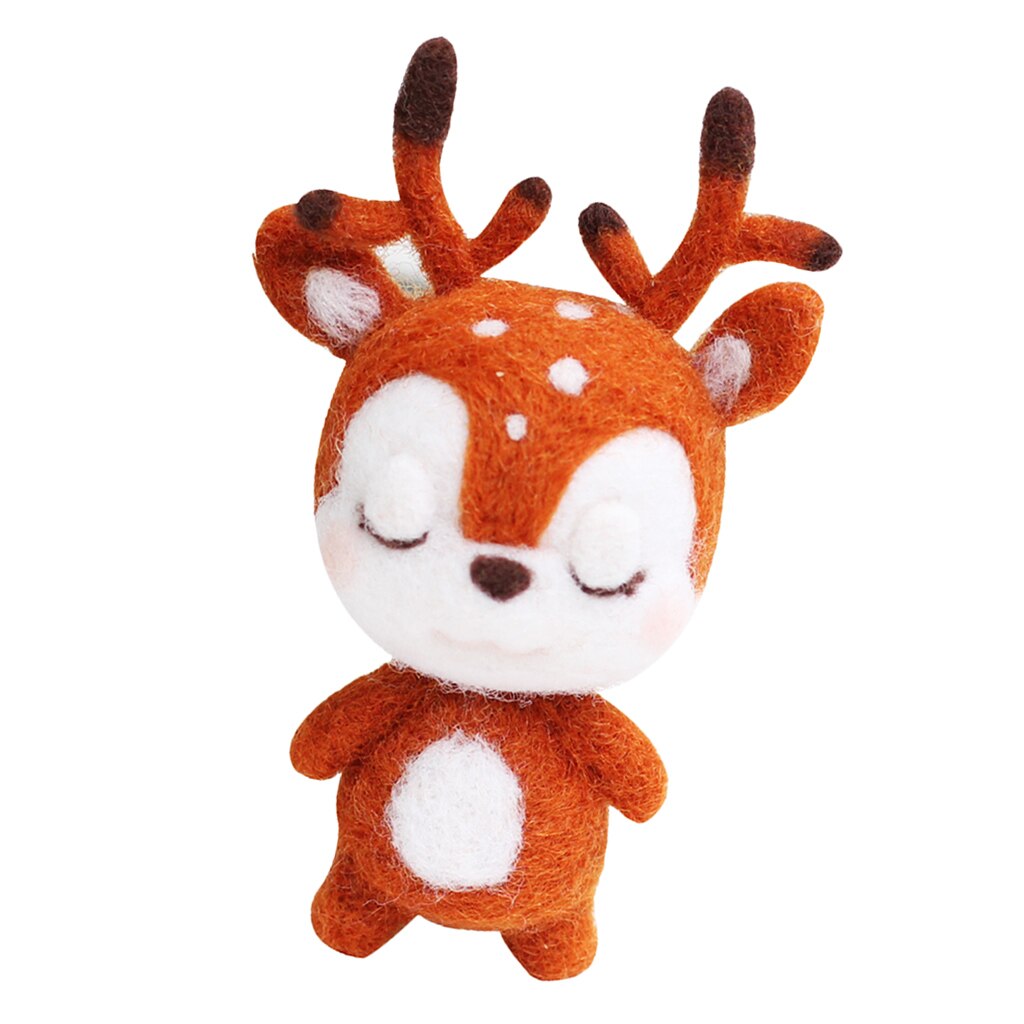 Lovely Sika Deer Needle Felting Kit Animal Wool Fe... – Grandado