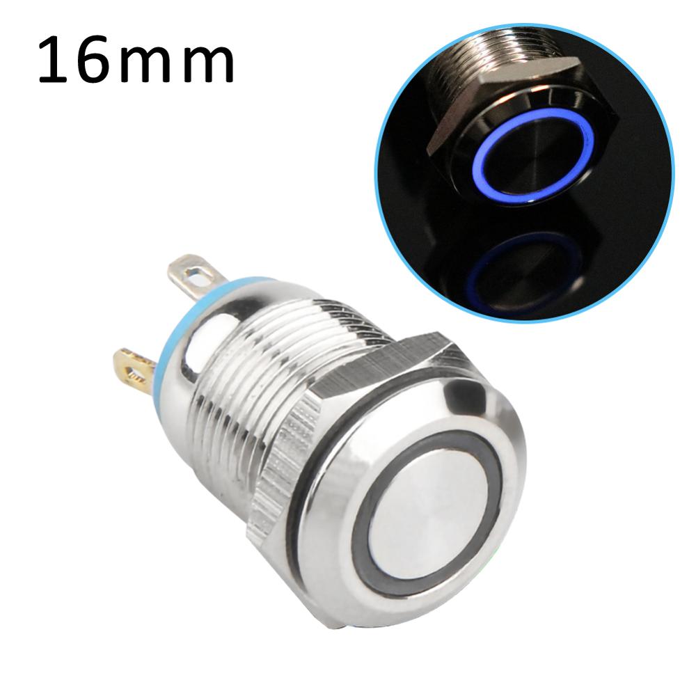 16mm Waterproof Engine Button Switch LED Light Sel... – Grandado