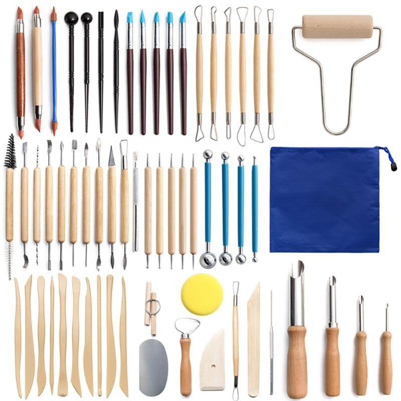 61Pcs Keramische Klei Tools Set Polymeer Klei Gere... – Grandado