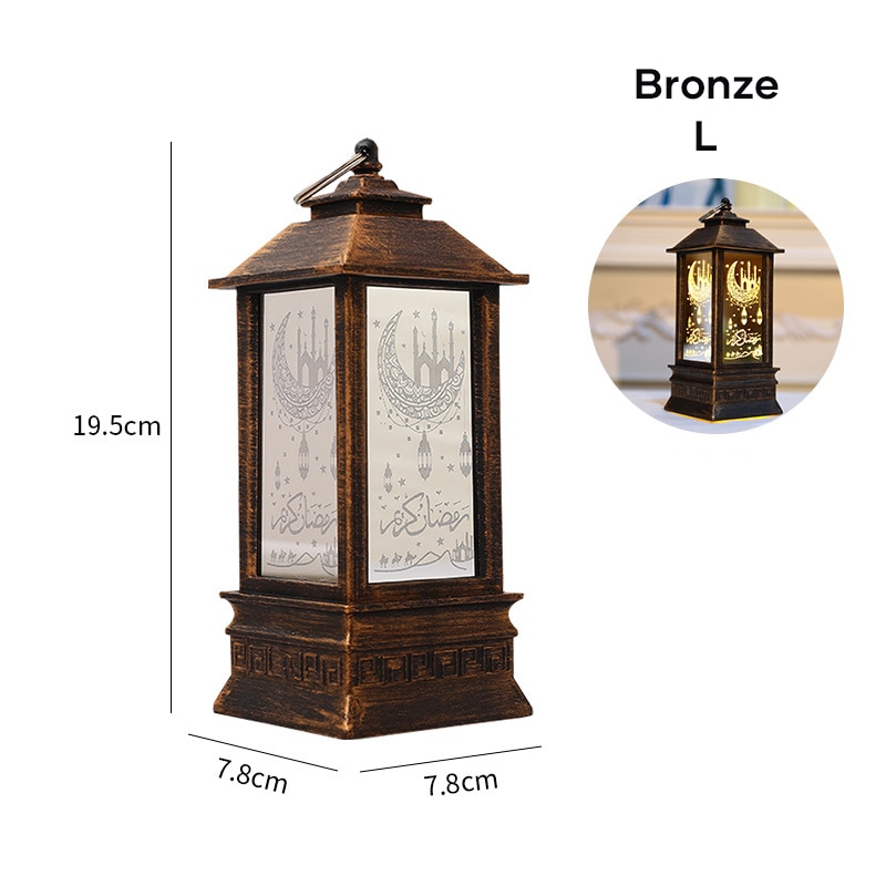Ramadan Lantaarn Lamp Retro Stijl Eid Mubarak Led ... – Vicedeal