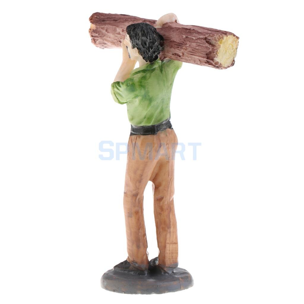 Sand Table Scene Woodcutter Timberjack Figure Peop... – Vicedeal