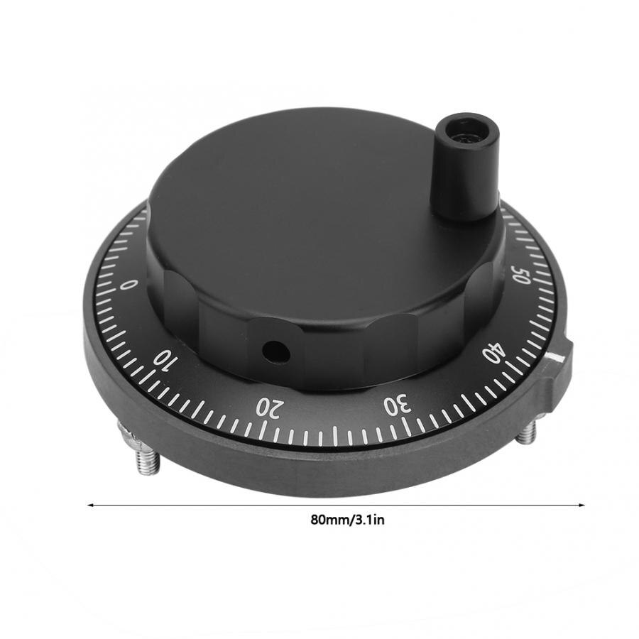 80mm CNC Pulser Handwheel 5V 6Pin Black Handwheel ... – Grandado