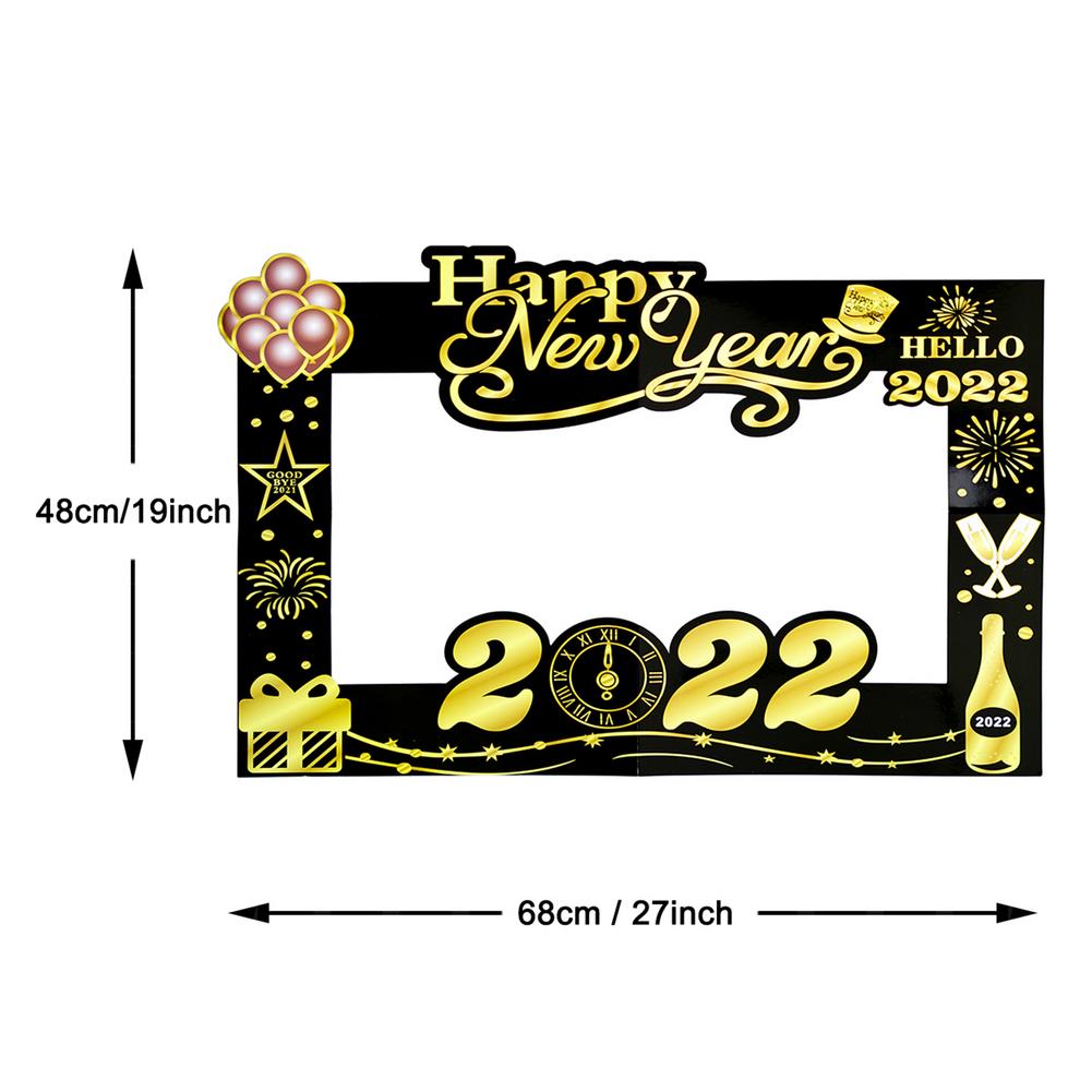 2022 Year Photo Booth Frame Large Selfie Picture F... – Grandado