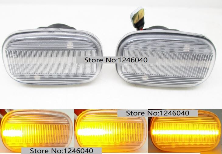 2PCS Led Dynamic Side Marker Turn Signal Light Fit... – Grandado